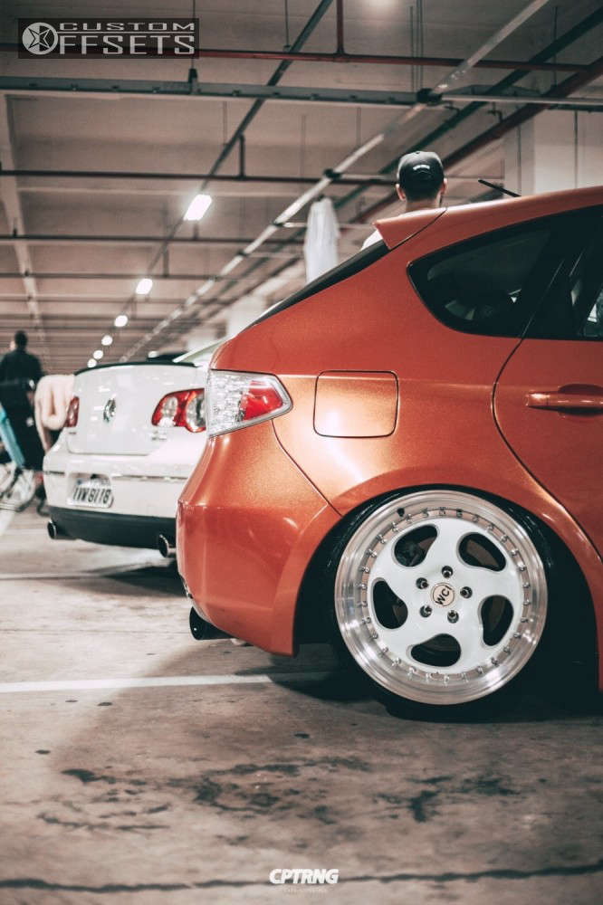 2010 Subaru Impreza with 18x10 35 WatercooledIND Cc10 and 215/35R18 ...