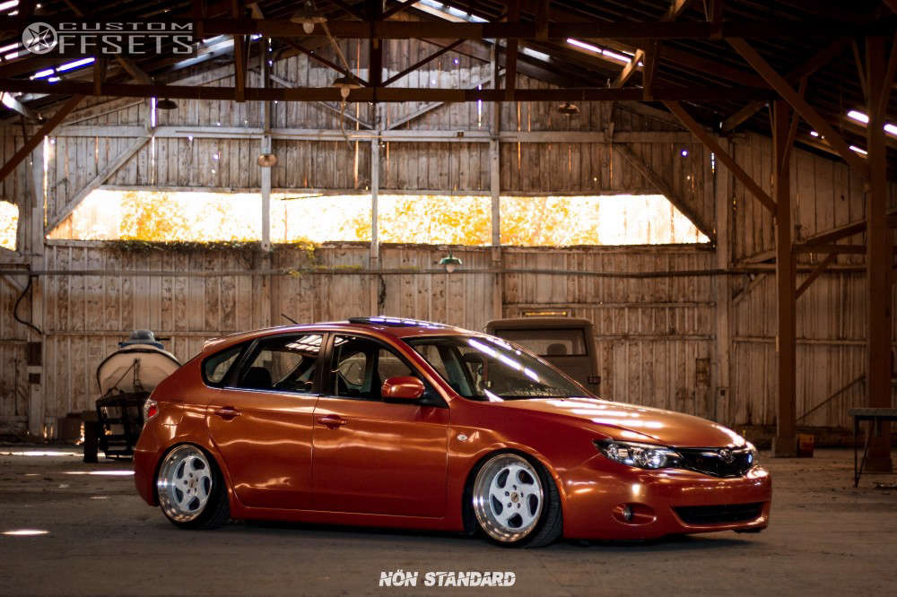 2010 Subaru Impreza with 18x10 35 WatercooledIND Cc10 and 215/35R18 ...