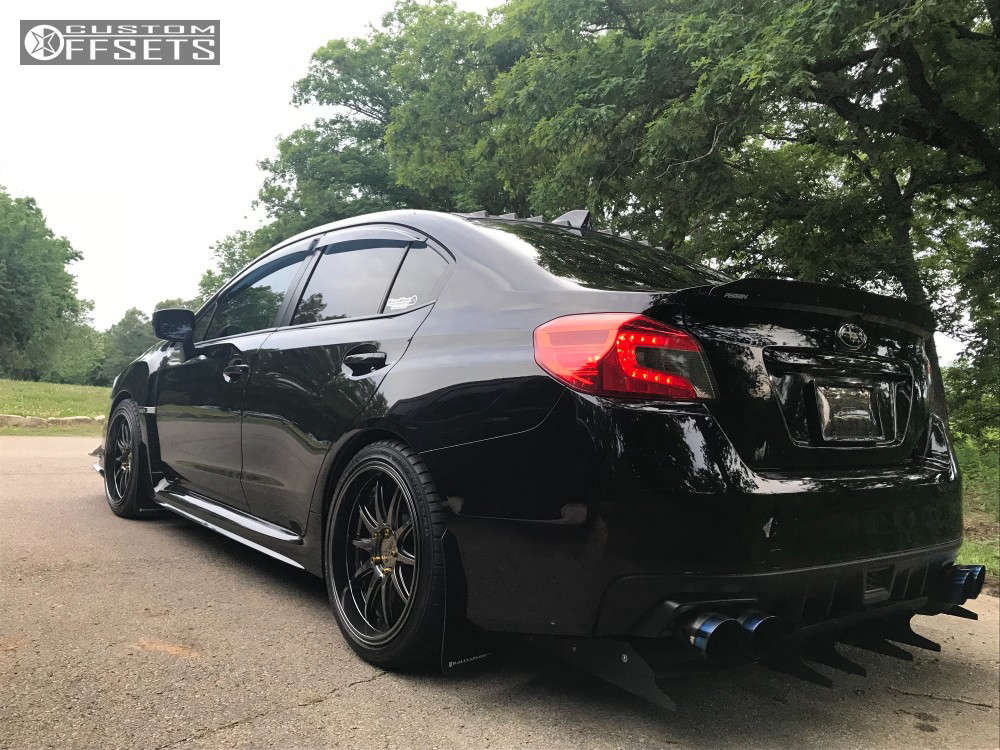 2017 Subaru WRX with 18x9 35 XXR 527d and 255/35R18 Sumitomo Htr Ziii ...