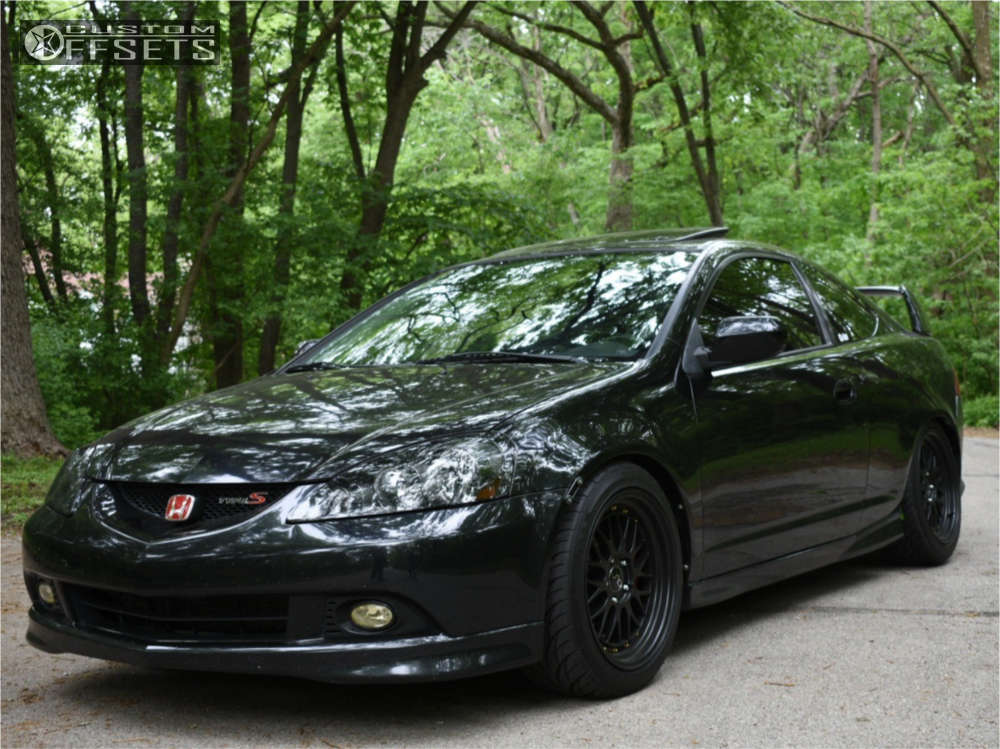 2005 Acura RSX with 17x8.5 30 JNC JNC005 and 245/40R17 Federal 595 Evo ...