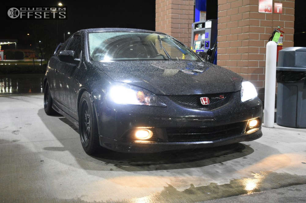 2005 Acura RSX with 17x8.5 30 JNC JNC005 and 245/40R17 Federal 595 Evo ...