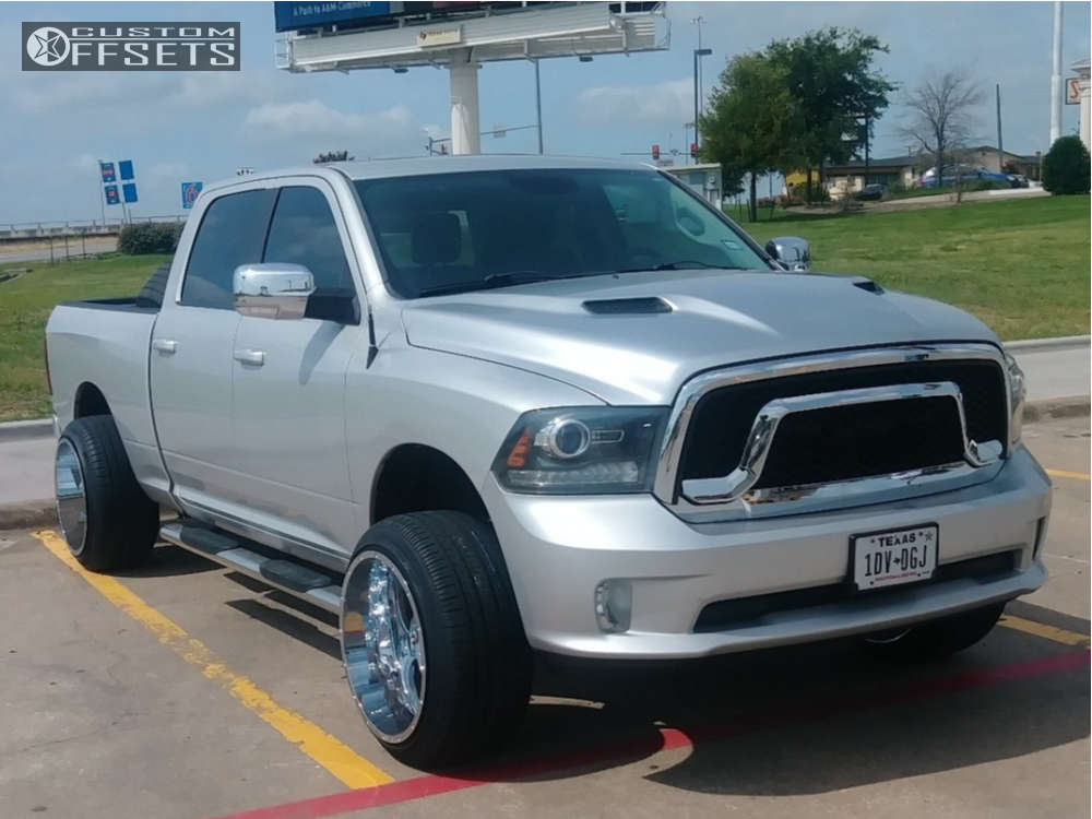 2015 Ram 1500 with 22x14 -76 Dropstars 652v and 305/40R22 Zeetex Ct1000 ...