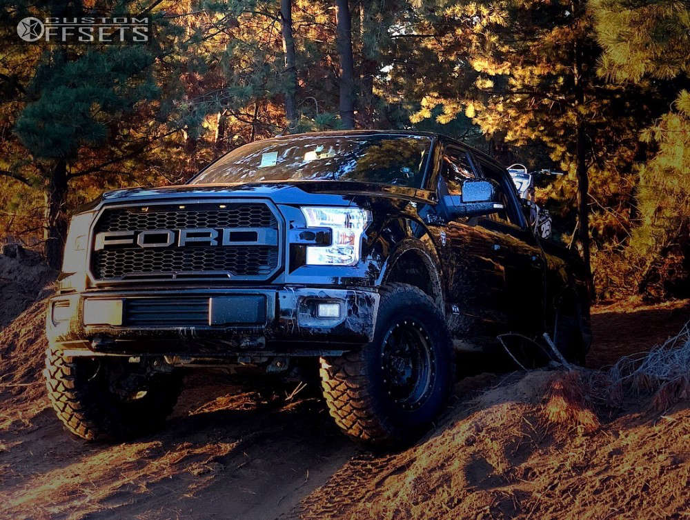 2017 Ford F-150 with 17x9 0 Raceline Defender and 33/12.5R17 Mickey ...