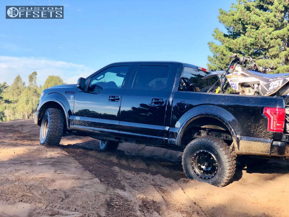 2017 Ford F-150 with 17x9 0 Raceline Defender and 33/12.5R17 Mickey ...