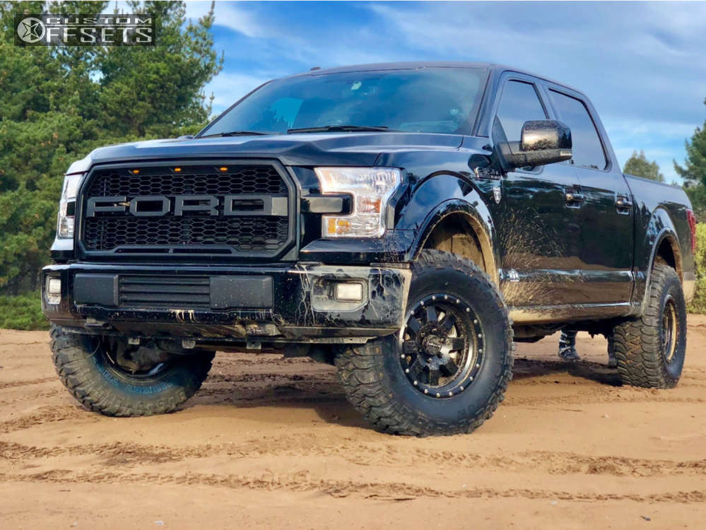 2017 Ford F-150 with 17x9 0 Raceline Defender and 33/12.5R17 Mickey ...