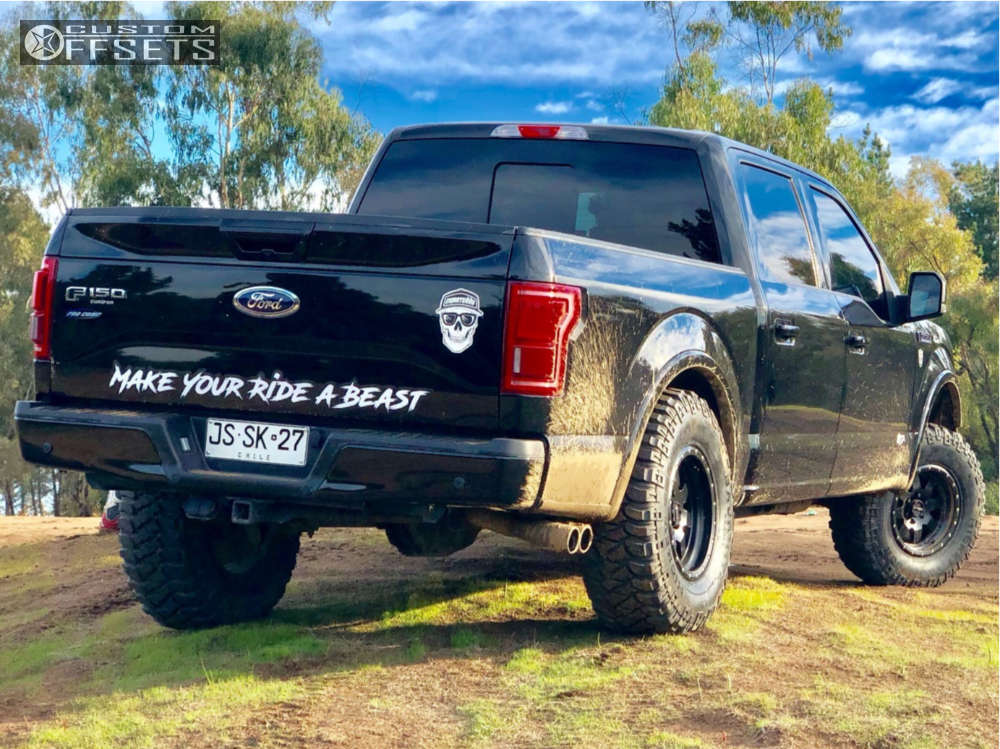 2017 Ford F-150 with 17x9 0 Raceline Defender and 33/12.5R17 Mickey ...