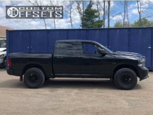 2017 Ram 1500 with 17x8.5 Ultra Legacy 504 and 285/70R17 BFGoodrich All ...