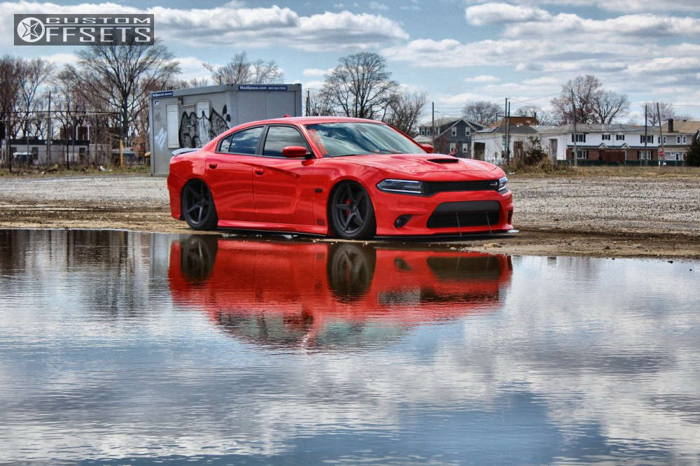 2017 Dodge Charger with 20x9 20 Velgen Classic5 and 275/40R20 Nitto ...