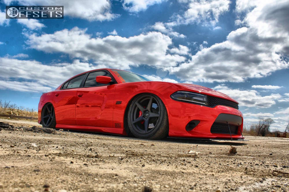 2017 Dodge Charger with 20x9 20 Velgen Classic5 and 275/40R20 Nitto ...