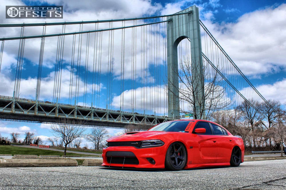 2017 Dodge Charger with 20x9 20 Velgen Classic5 and 275/40R20 Nitto ...