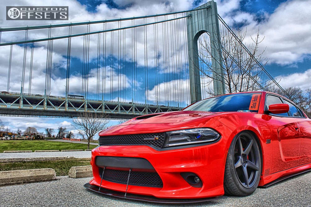 2017 Dodge Charger with 20x9 20 Velgen Classic5 and 275/40R20 Nitto ...