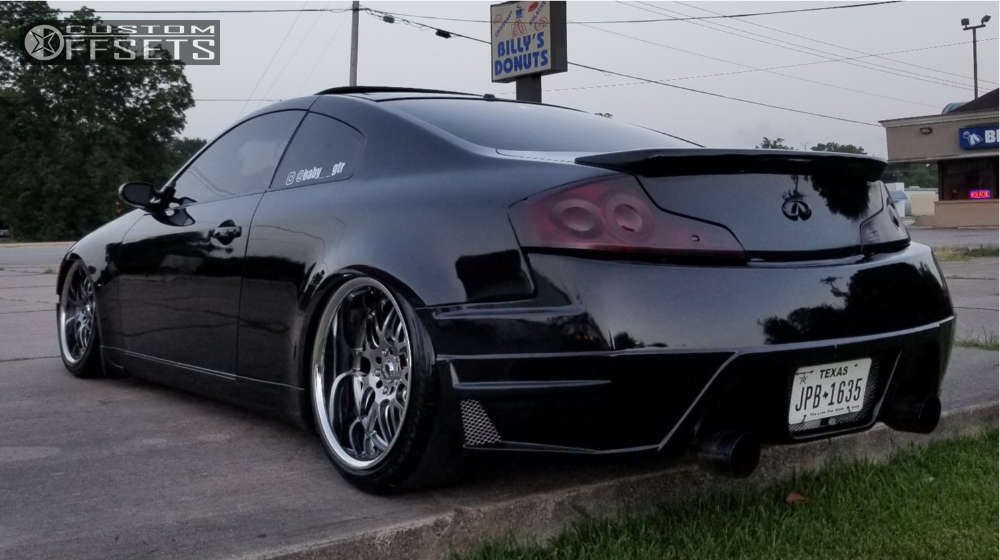 2007 INFINITI G35 with 20x9 35 XXR 526 and 255/35R20 Firestone All ...