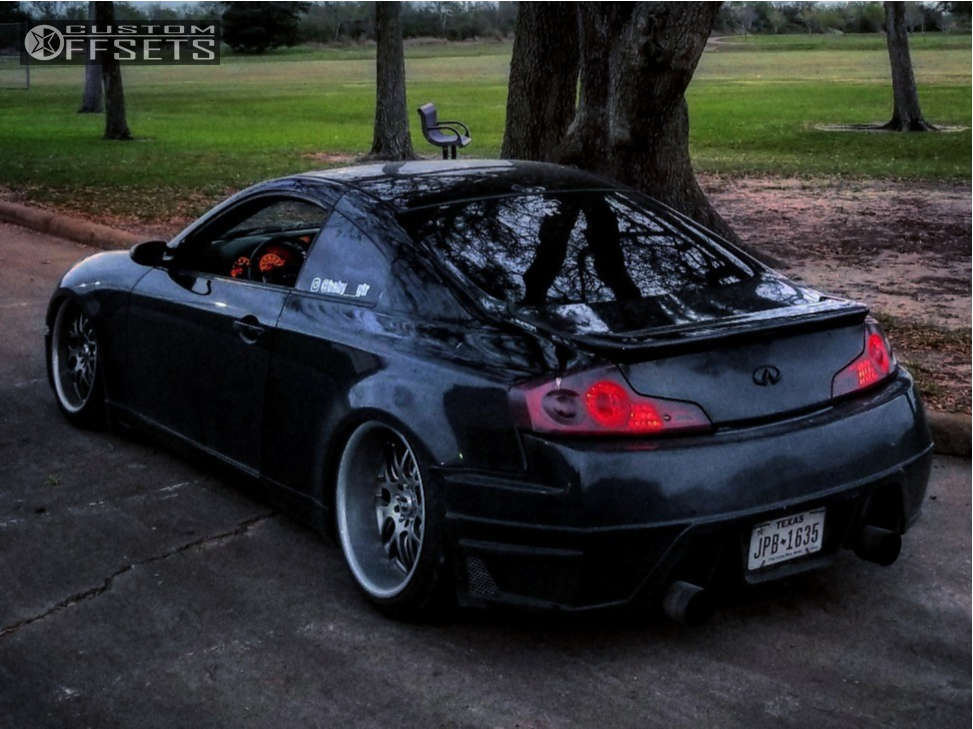 2007 INFINITI G35 with 20x9 35 XXR 526 and 255/35R20 Firestone All ...