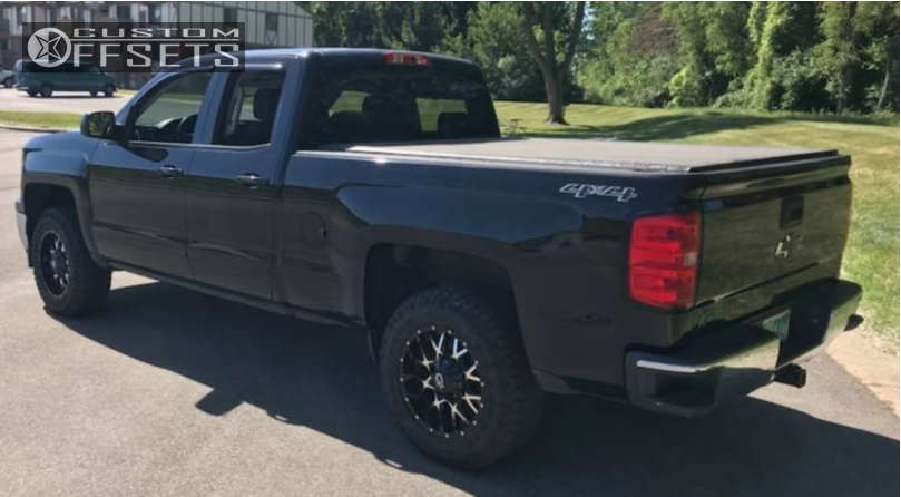 2015 Chevrolet Silverado 1500 with 18x9 18 Dropstars 645mb and 265 ...