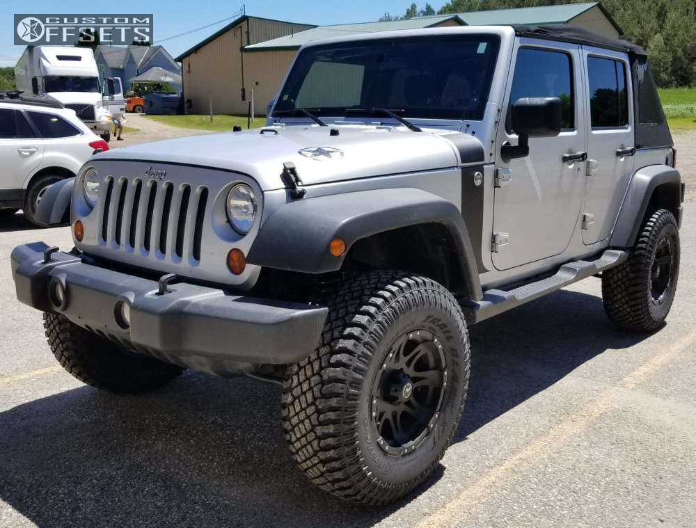 2011 Jeep Wrangler with 17x9 0 Raceline Raptor and 35/12.5R17 Atturo ...