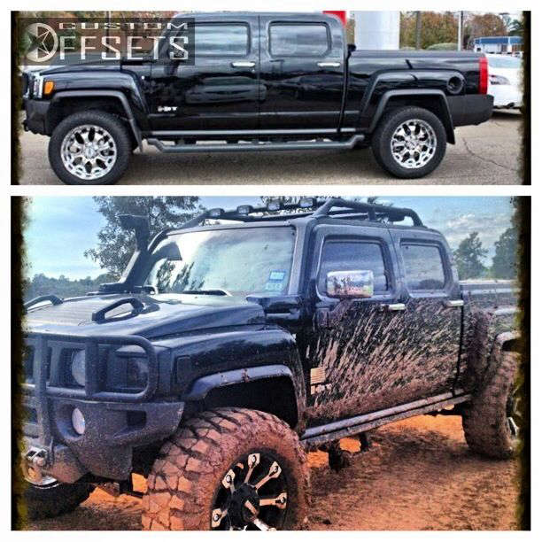2009 HUMMER H3T with 20x10 -19 Ballistic Morax and 37/13.5R20 Nitto Mud ...