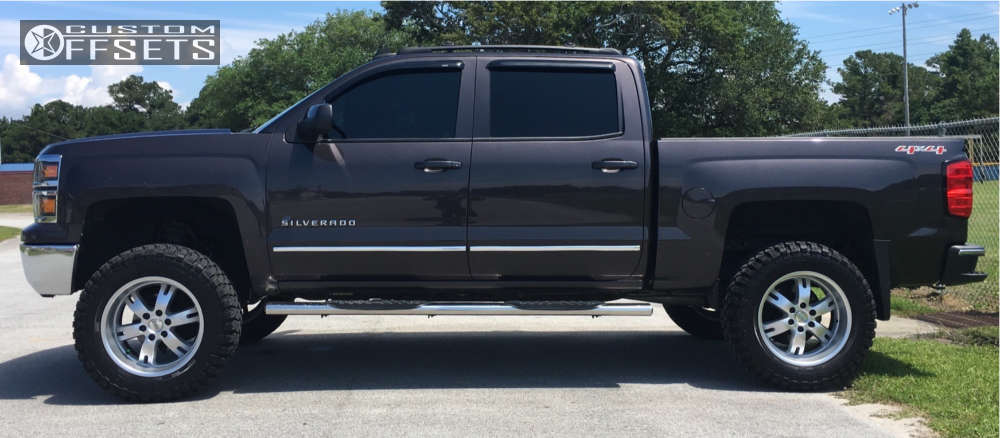 2015 Chevrolet Silverado 1500 with 20x9.5 20 BBS Rd and 35/12.5R20 RBP ...