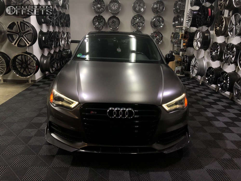 2015 Audi S3 with 20x9 42 Motec Tornado and 235/30R20 Kumho Ecsta and ...