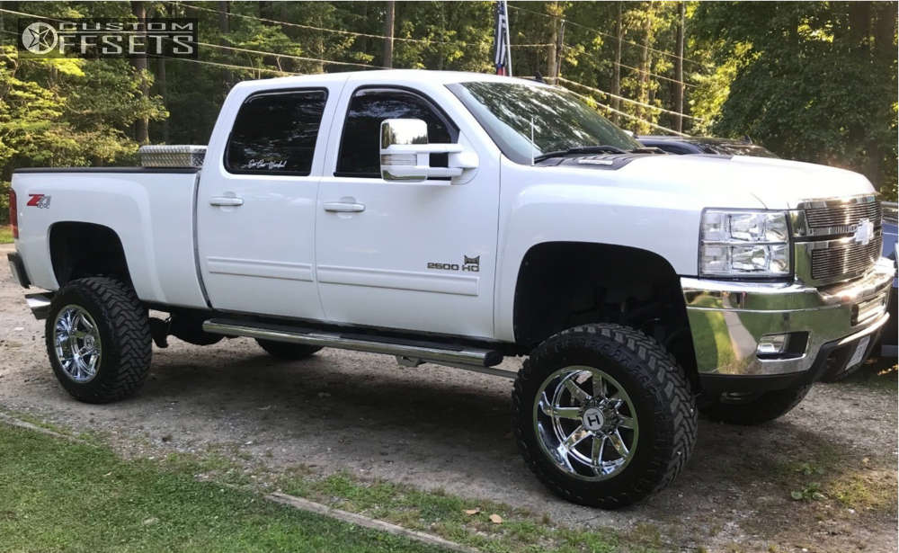 2011 Chevrolet Silverado 2500 HD with 20x12 -44 Hostile Alpha and 35/12 ...