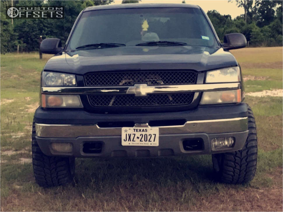 2003 Chevrolet Silverado 1500 with 22x12 -44 Xtreme Force Xf4 and 33/12 ...
