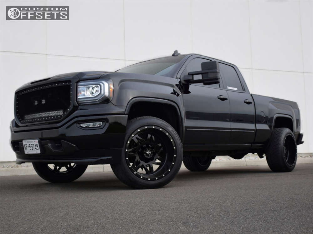 2016 GMC Sierra 1500 with 22x12 -44 RBP Avenger and 305/45R22 Nitto ...