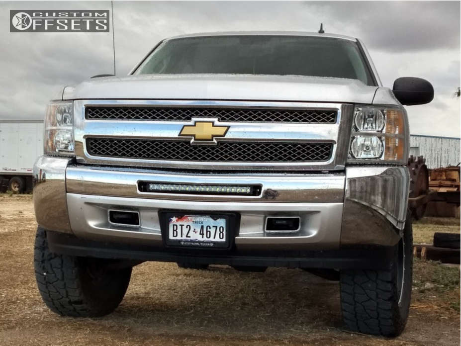 2012 Chevrolet Silverado 1500 with 17x8 Pro Comp Series 05 and 305 ...