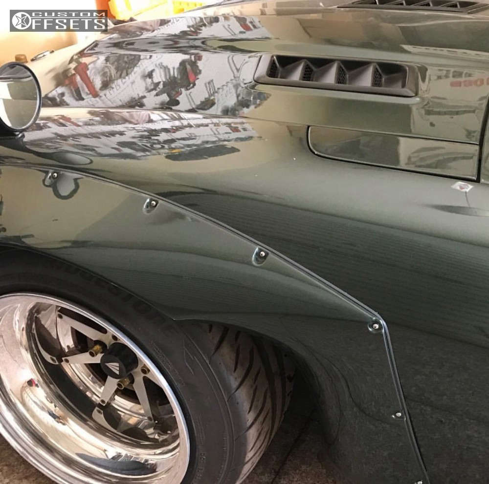 1978 Datsun 280Z with 16x11 -38 Enkei Mosport and 225/50R16 Bridgestone ...