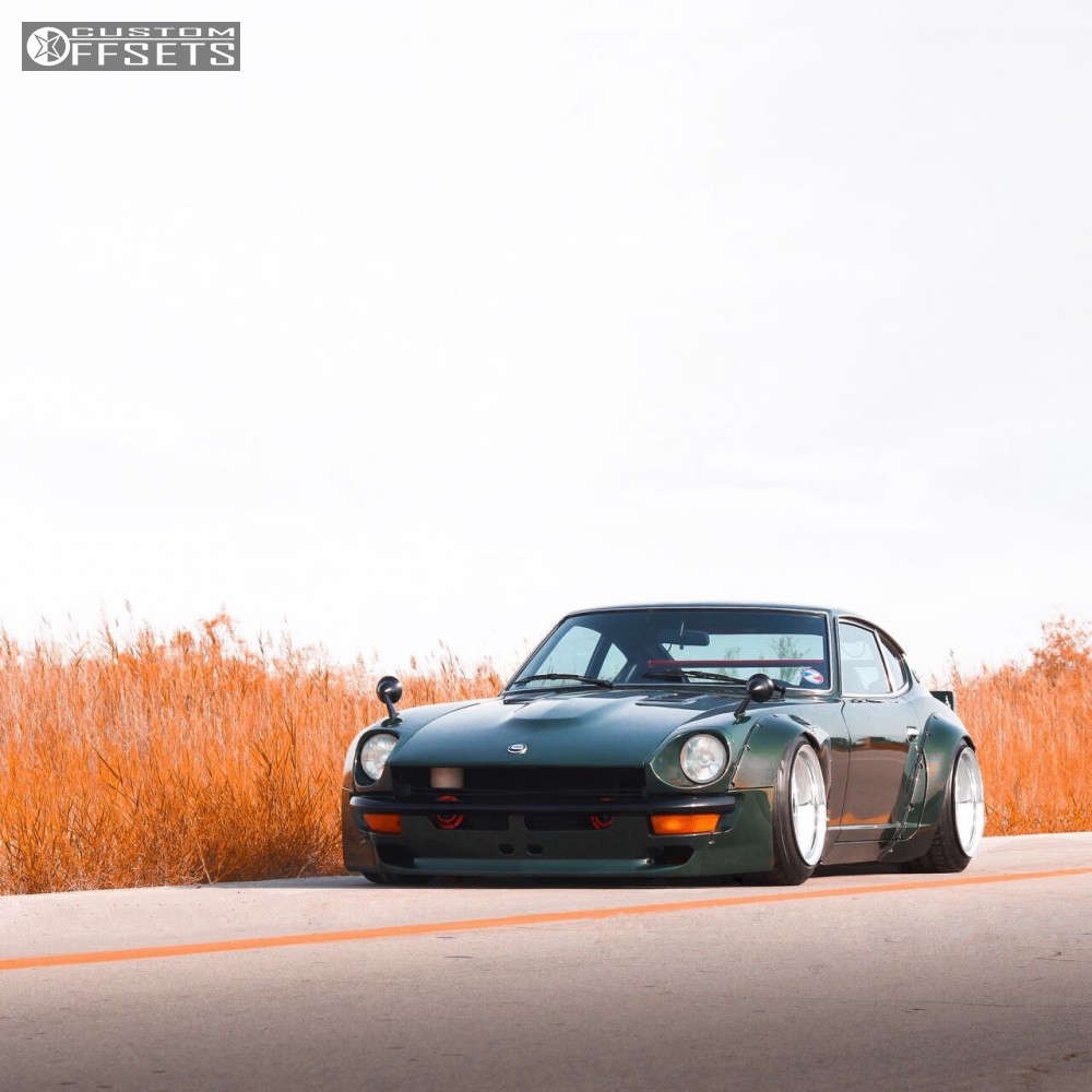 1978 Datsun 280Z with 16x11 -38 Enkei Mosport and 225/50R16 Bridgestone ...