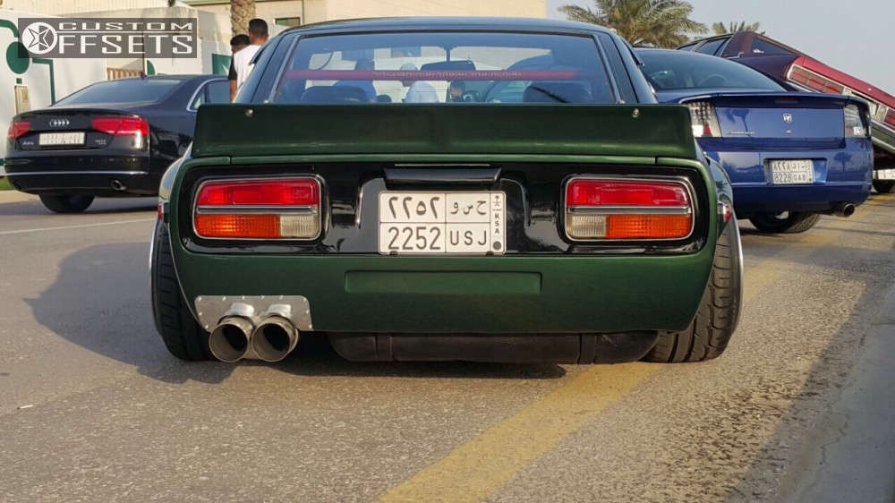 1978 Datsun 280Z with 16x11 -38 Enkei Mosport and 225/50R16 Bridgestone ...