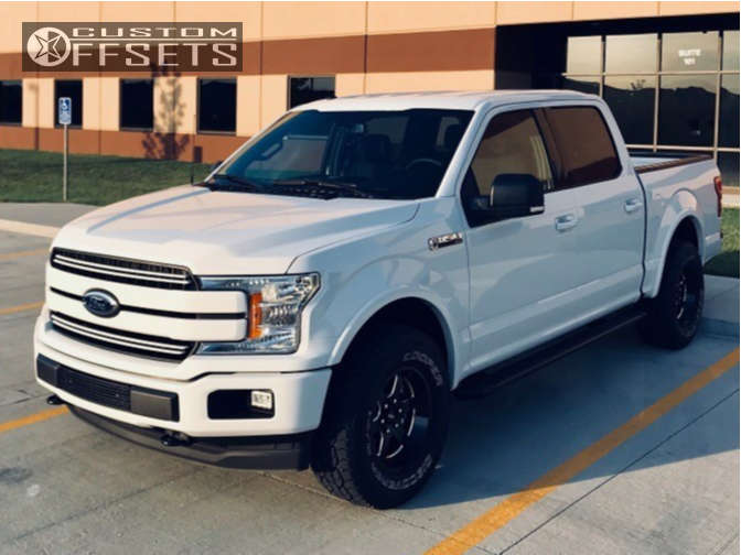 2018 Ford F-150 with 17x8.5 0 American Racing Patrol and 285/70R17 ...