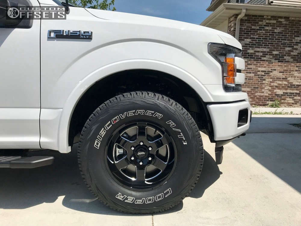2018 Ford F-150 with 17x8.5 0 American Racing Patrol and 285/70R17 ...