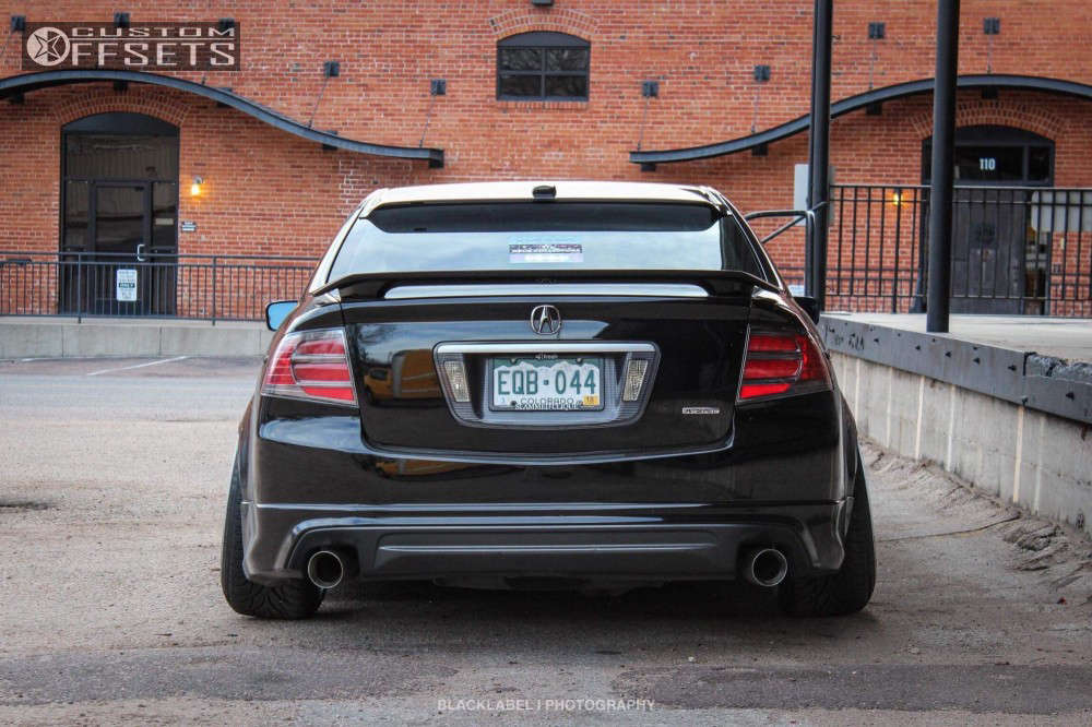 2006 Acura TL with 18x9.5 10 Cosmis Racing XT-006R and 215/35R18 ...