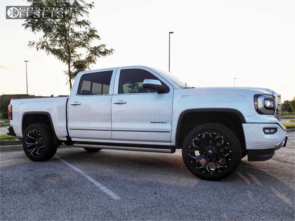 2016 GMC Sierra 1500 with 22x10 -18 Fuel Assault and 305/45R22 Hankook ...