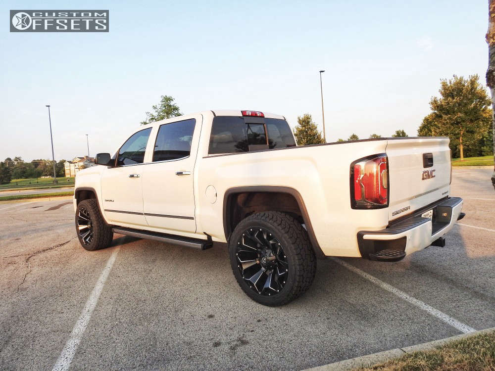 2016 GMC Sierra 1500 with 22x10 -18 Fuel Assault and 305/45R22 Hankook ...
