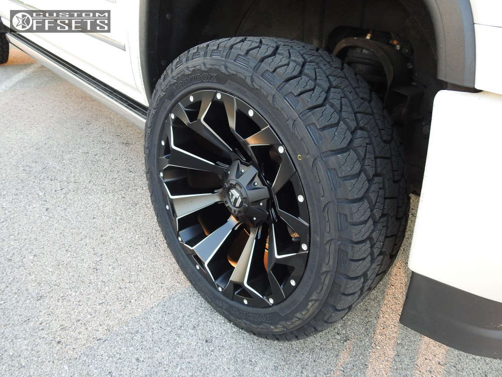 2016 GMC Sierra 1500 with 22x10 -18 Fuel Assault and 305/45R22 Hankook ...