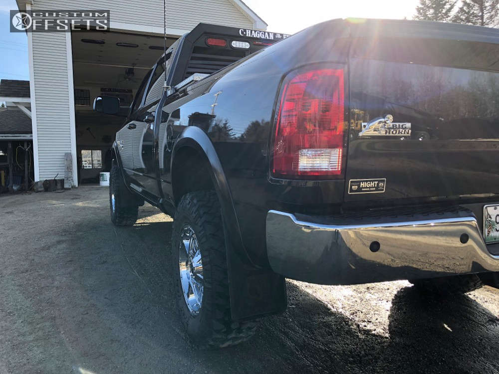 2016 Ram 2500 with 18x9 20 Fuel Hostage D530 and 295/70R18 Nitto Trail ...