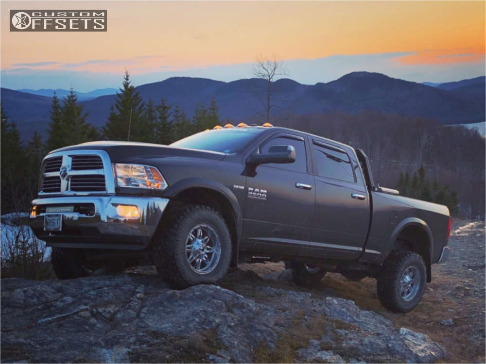 2016 Ram 2500 with 18x9 20 Fuel Hostage D530 and 295/70R18 Nitto Trail ...