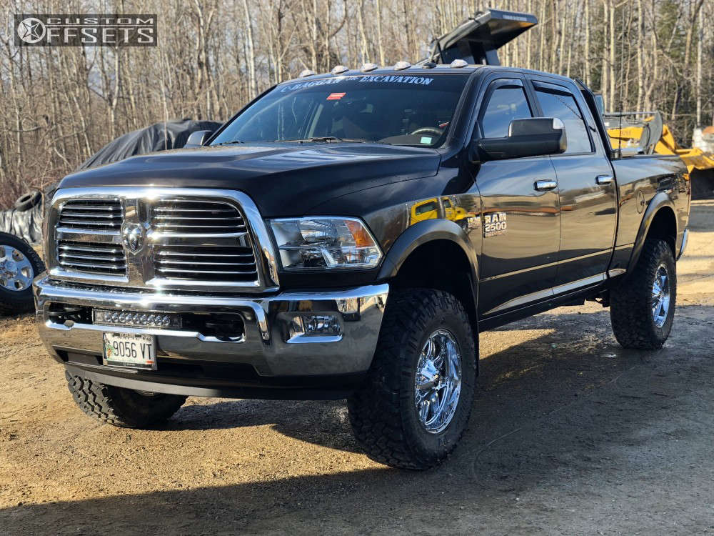 2016 Ram 2500 with 18x9 20 Fuel Hostage D530 and 295/70R18 Nitto Trail ...