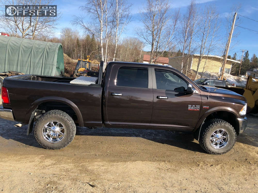 2016 Ram 2500 with 18x9 20 Fuel Hostage D530 and 295/70R18 Nitto Trail ...