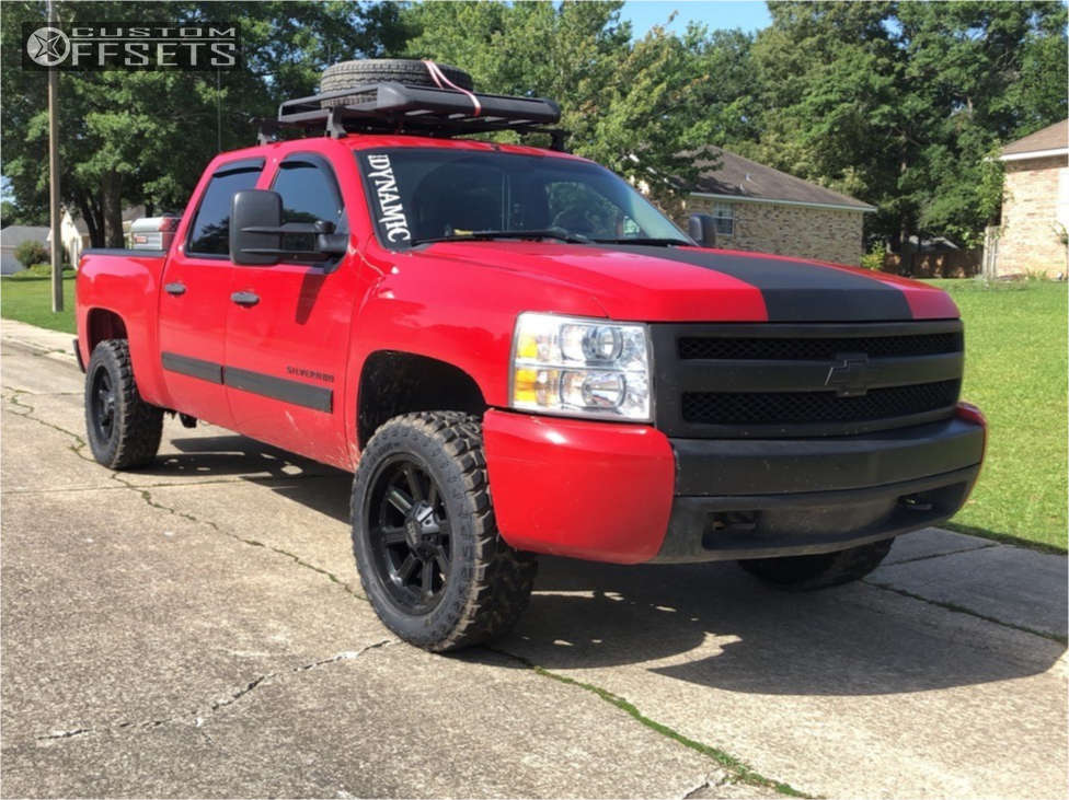 2011 Chevrolet Silverado 1500 with 20x9 -12 Moto Metal Mo984 and 275 ...