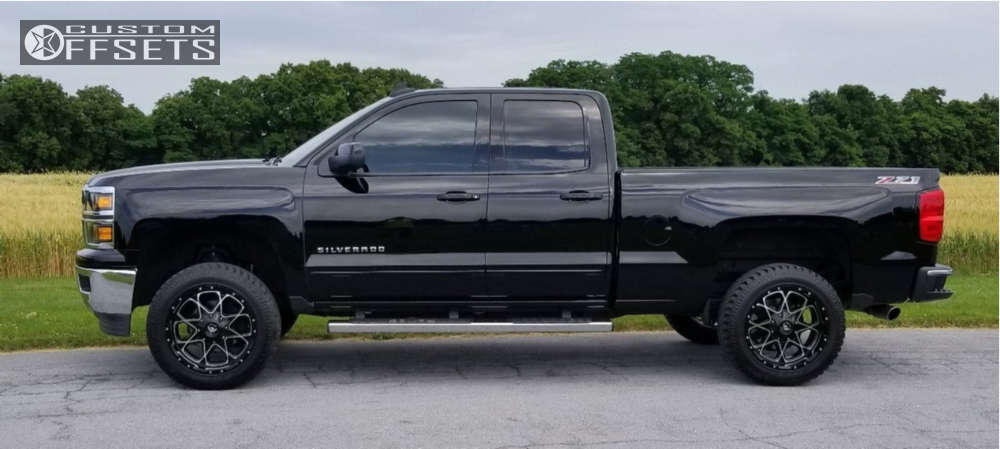 2015 Chevrolet Silverado 1500 with 20x10 -24 Gima Crossfire and 275 ...