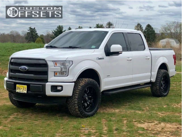 2015 Ford F-150 with 20x10 -18 Fuel Sledge and 33/12.5R20 Nitto Ridge ...