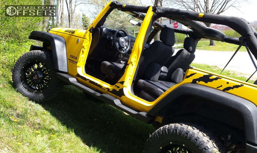2011 Jeep Wrangler with 20x9 -12 Scorpion SC17 and 35/12.5R20 Kanati ...