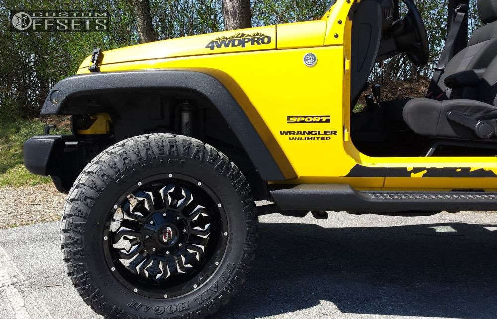 2011 Jeep Wrangler with 20x9 -12 Scorpion SC17 and 35/12.5R20 Kanati ...