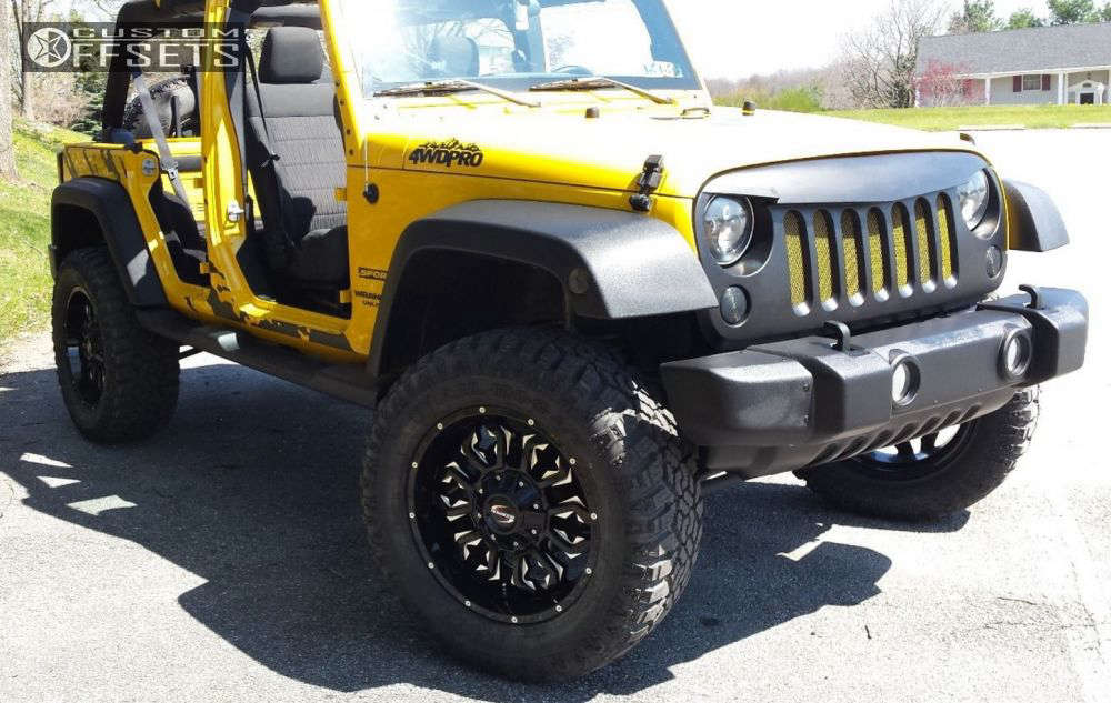 2011 Jeep Wrangler with 20x9 -12 Scorpion SC17 and 35/12.5R20 Kanati ...