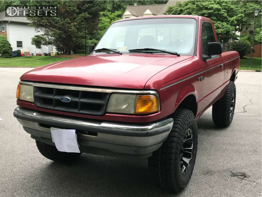 1993 Ford Ranger with 17x9 -12 Fuel Assault and 285/75R17 Falken ...