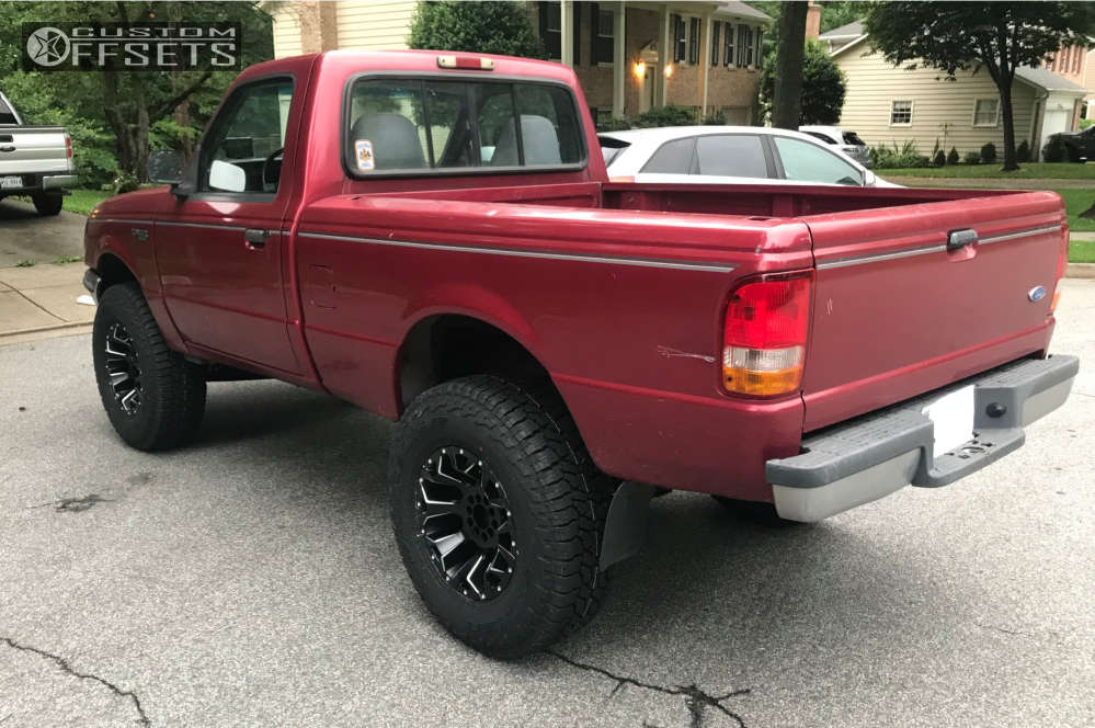 1993 Ford Ranger with 17x9 -12 Fuel Assault and 285/75R17 Falken ...