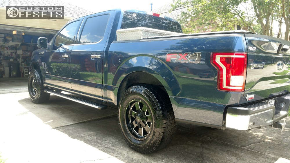 2017 Ford F-150 with 18x9 -12 Vision Arc and 275/70R18 Falken WildPeak ...