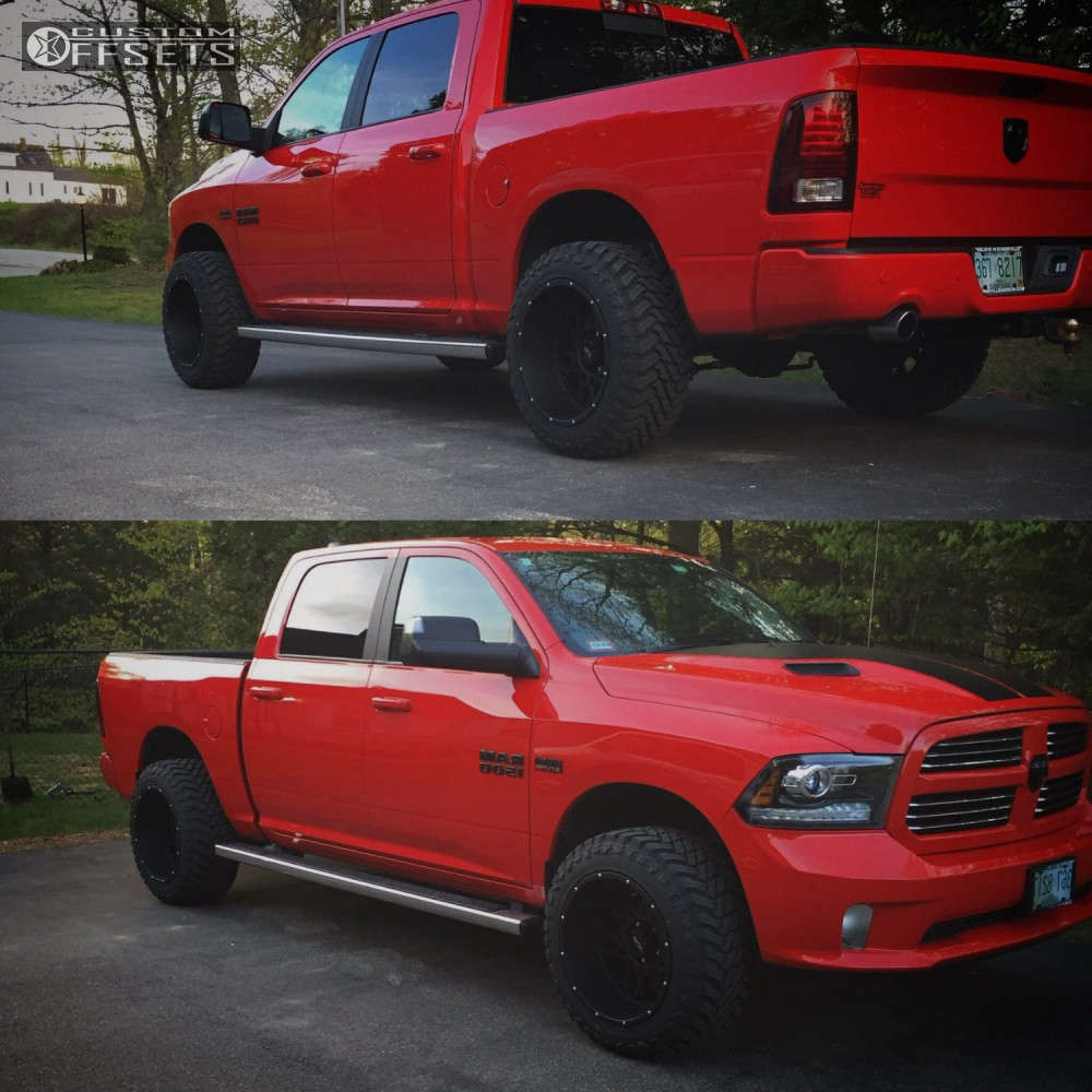 2016 Ram 1500 with 20x12 -51 Vision Rocker and 33/12.5R20 Atturo Trail ...