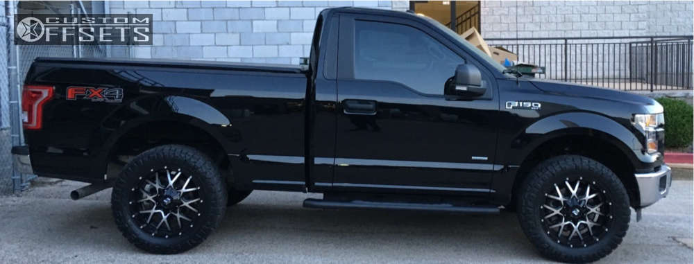 2016 Ford F-150 with 20x9 18 Dropstars 645mb and 295/55R20 Nitto Ridge ...